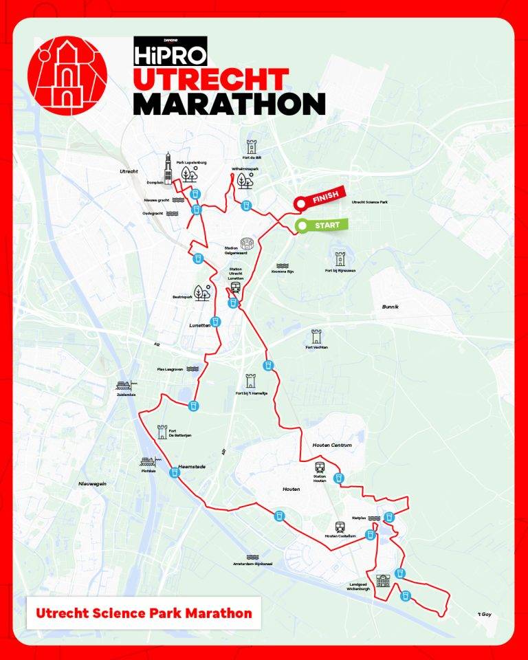 Parcours - HiPRO Utrecht Marathon